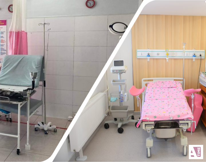 ЭХЭМҮТ ийн олон улсын жишигт нийцсэн төрөх тасгийн ӨМНӨ ба ДАРААХ Atime Mn