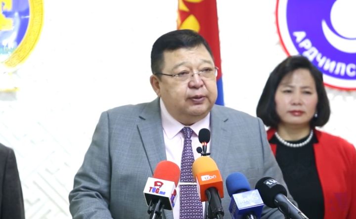 АН аас цаг үеийн асуудлаар мэдээлэл хийж байна Atime Mn
